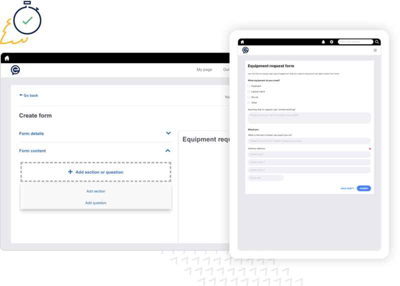 Forms: Engage intranet forms & workflow - Sorce intranet solutions Forms: Engage intranet forms & workflow - Sorce intranet solutions