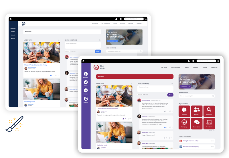 Intranet services: Intranet design & build services - Sorce intranet