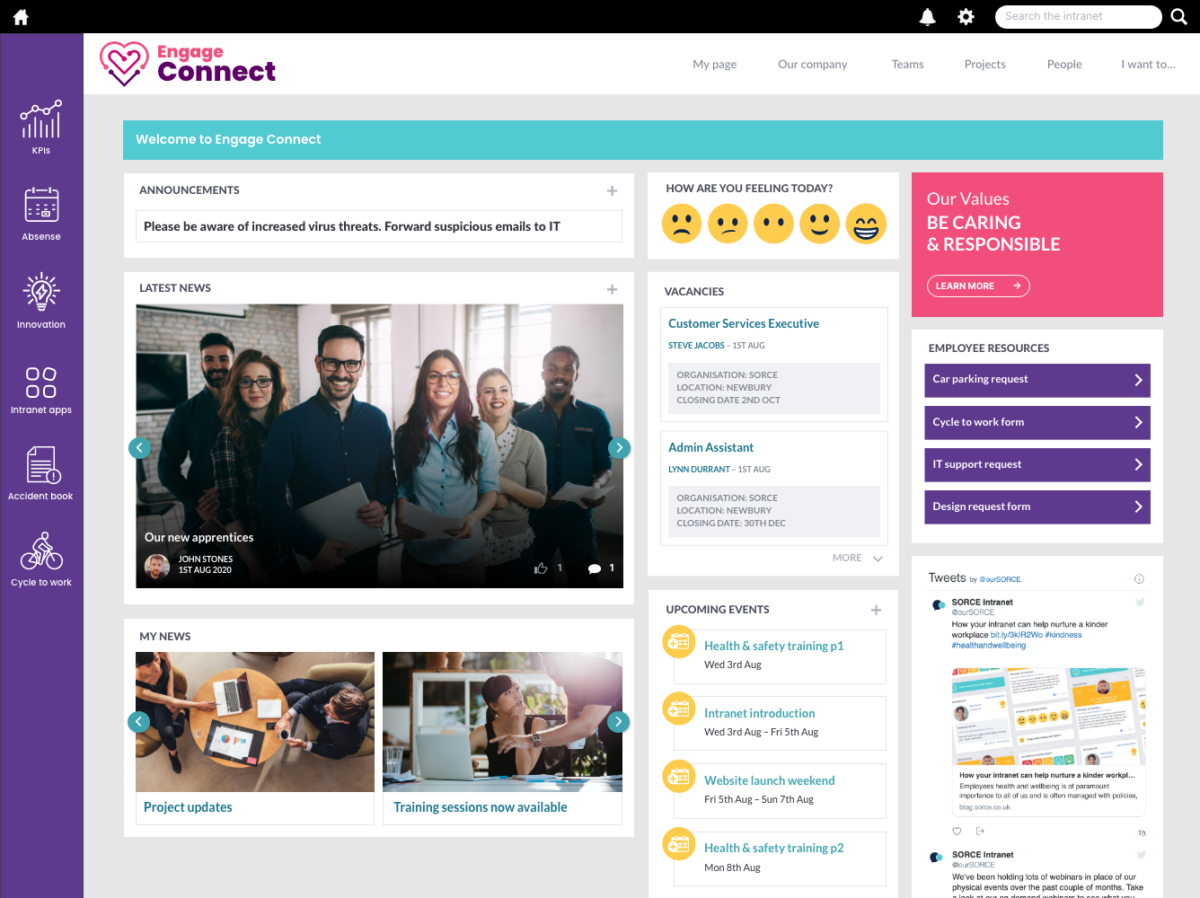 Branding - Sorce intranet easily customise your intranet
