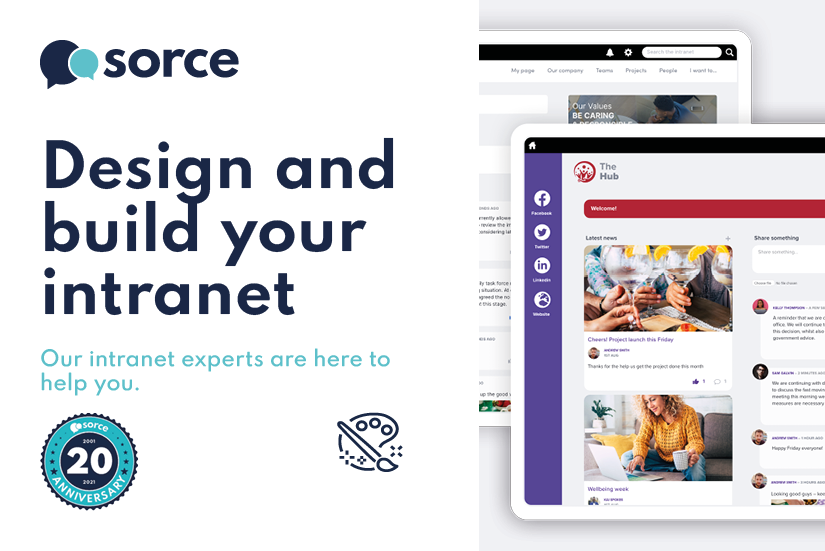 Intranet services: Intranet design & build services - Sorce intranet