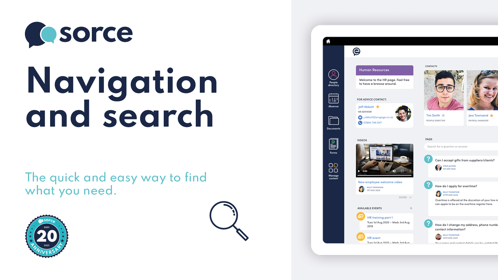 Navigation - Engage: Navigation & Search - Sorce intranet solutions