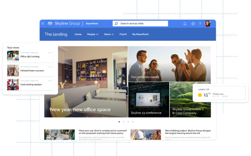 Homepage - Sorce intranet