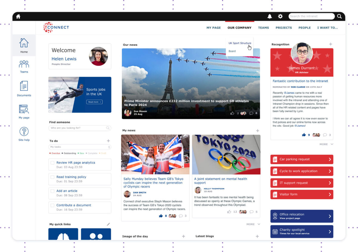 Design & Build - Sorce intranet