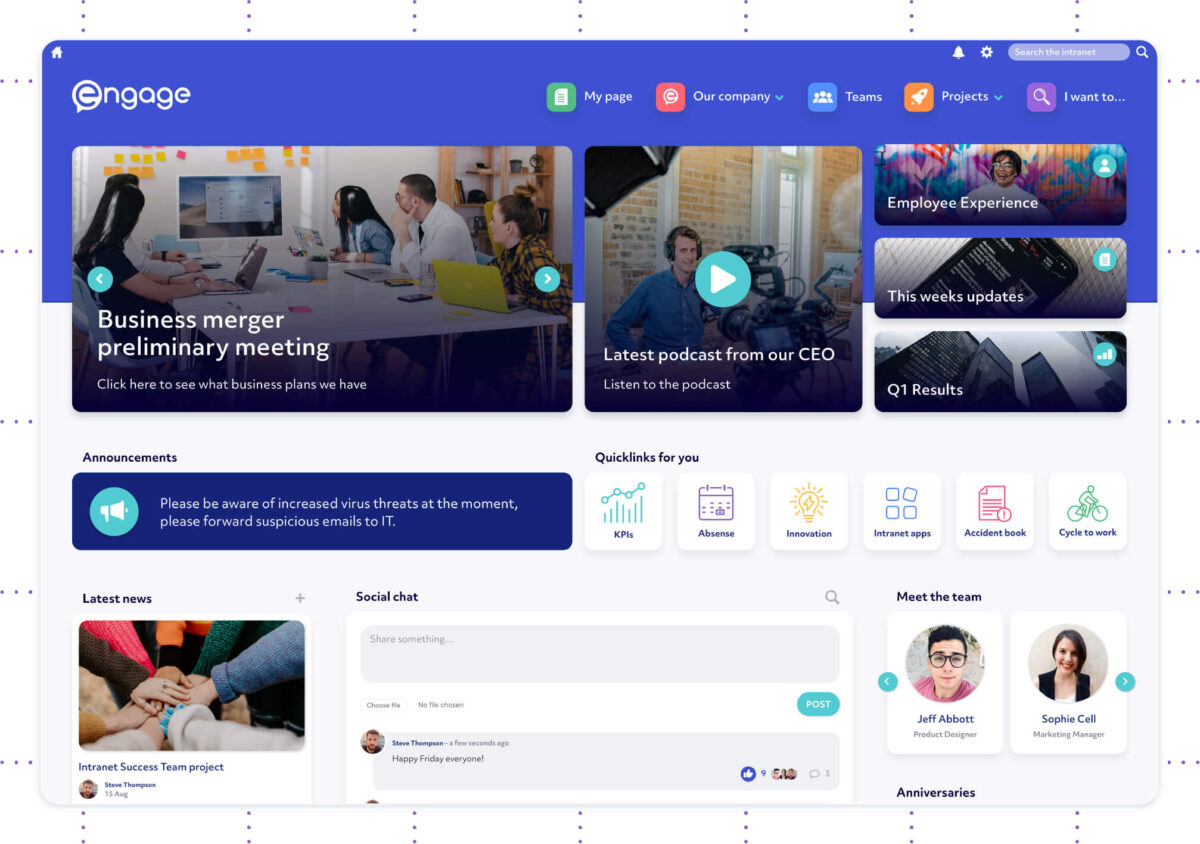 Design & Build - Sorce intranet