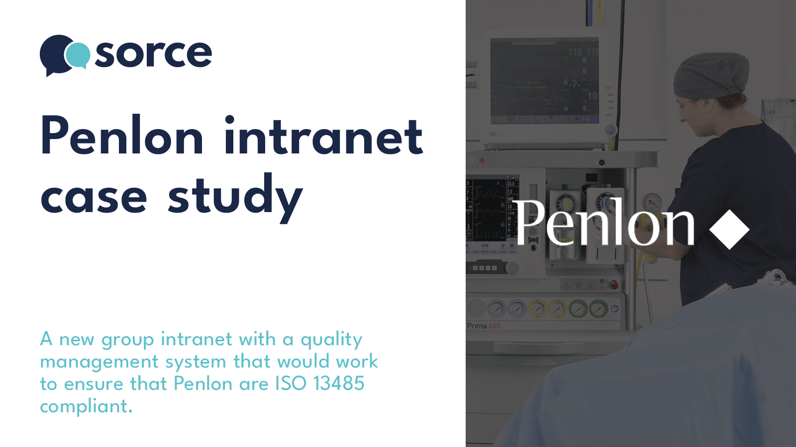 Penlon Intranet Case Study - Sorce intranet