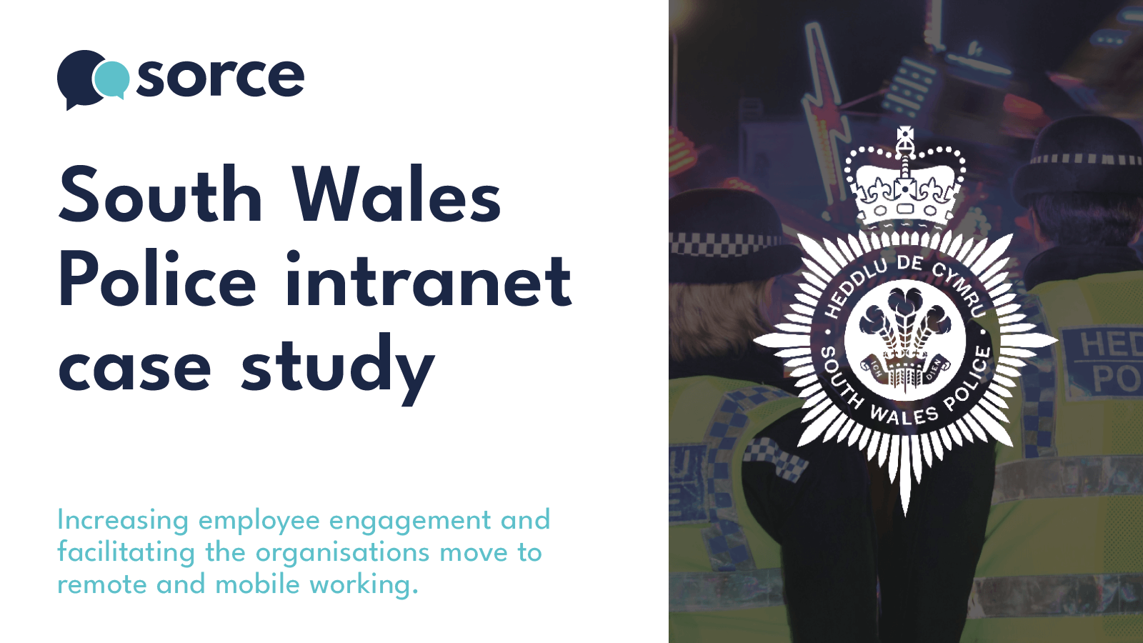 South Wales Police Intranet Case Study - Sorce intranet