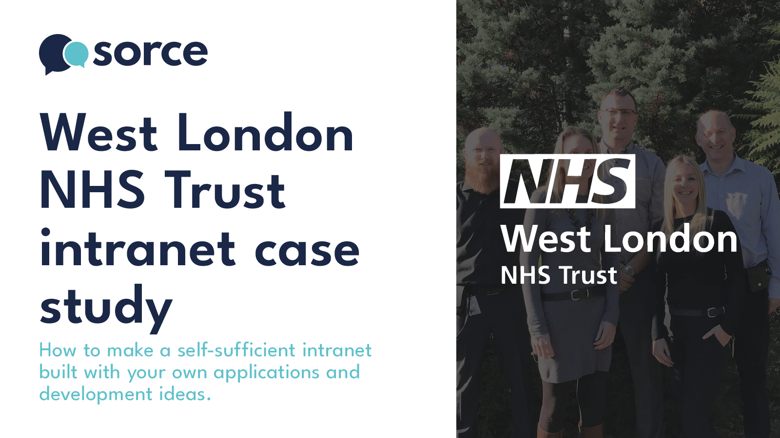 West London NHS Trust Case Study - Sorce intranet
