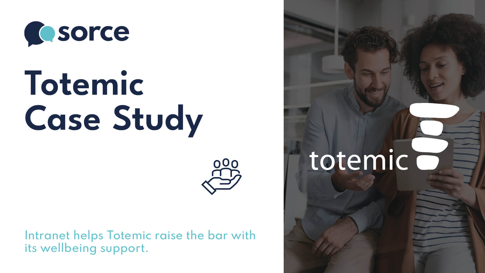 Totemic intranet case study - Sorce intranet
