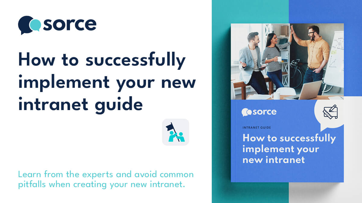 Implement your new intranet guide - Sorce intranet