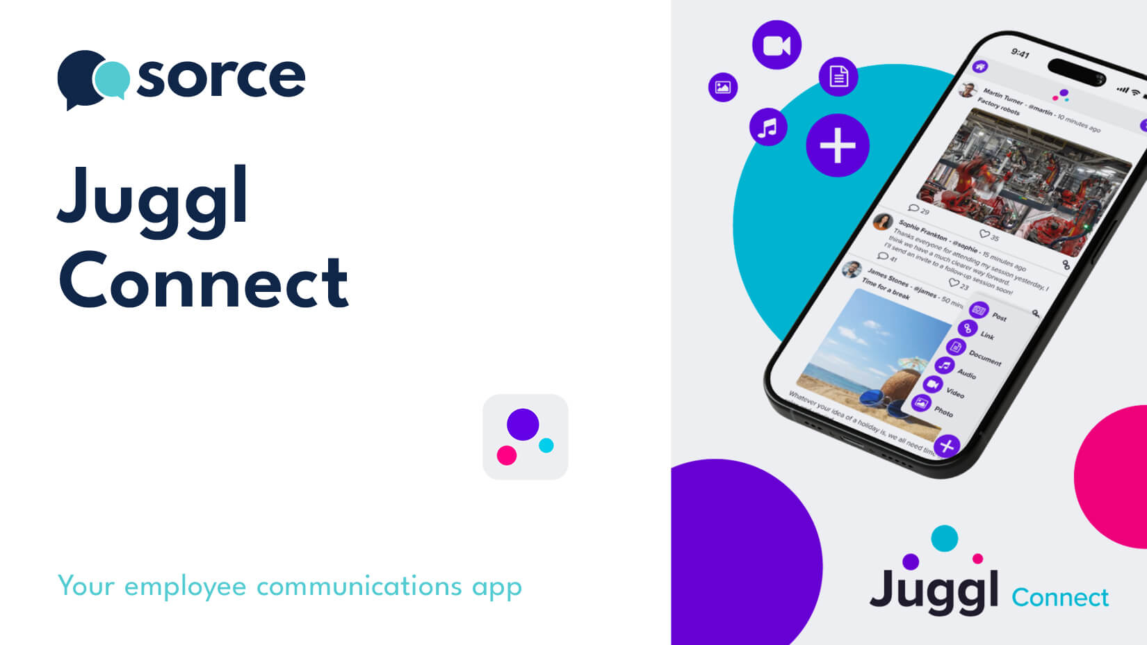Juggl Connect - Sorce intranet