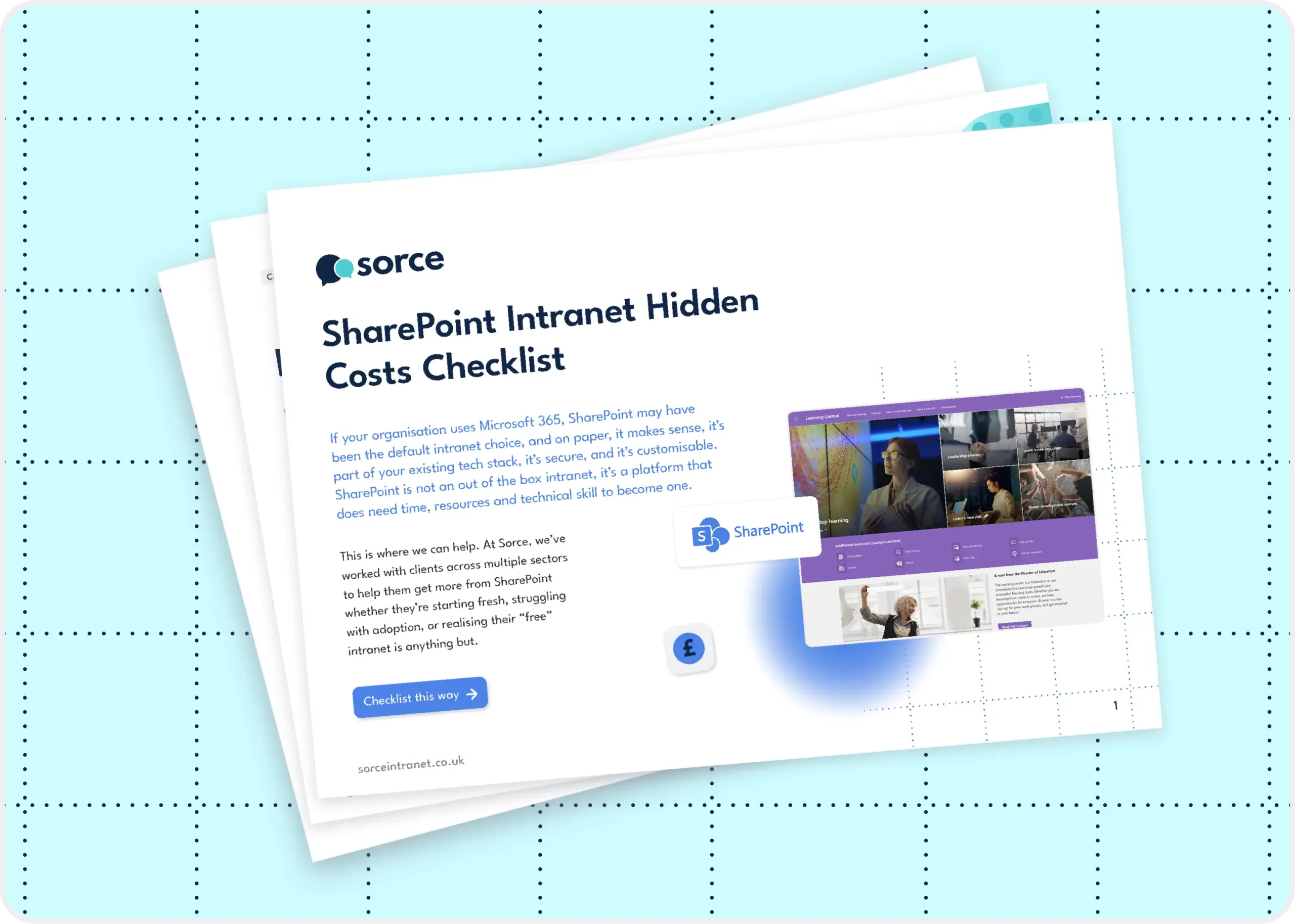 SharePoint Intranet Hidden Costs Checklist Guide - Sorce intranet
